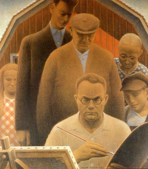Grant Wood | Grant wood paintings, Grant wood, History of modern art